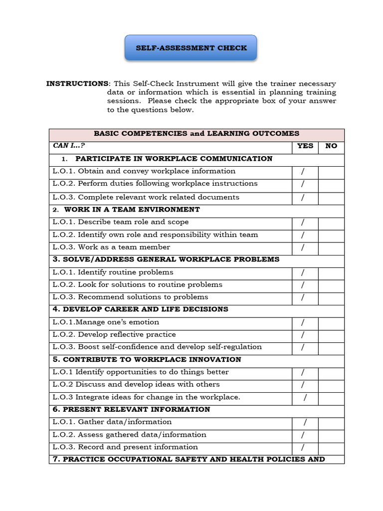 01a - Self-Assessment Check | PDF | Cakes | Desserts