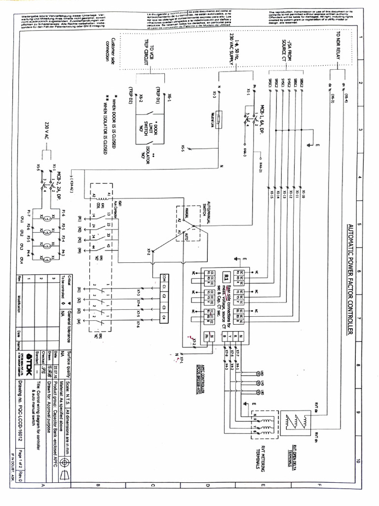 33KV HT CAPICTAR PANEL | PDF