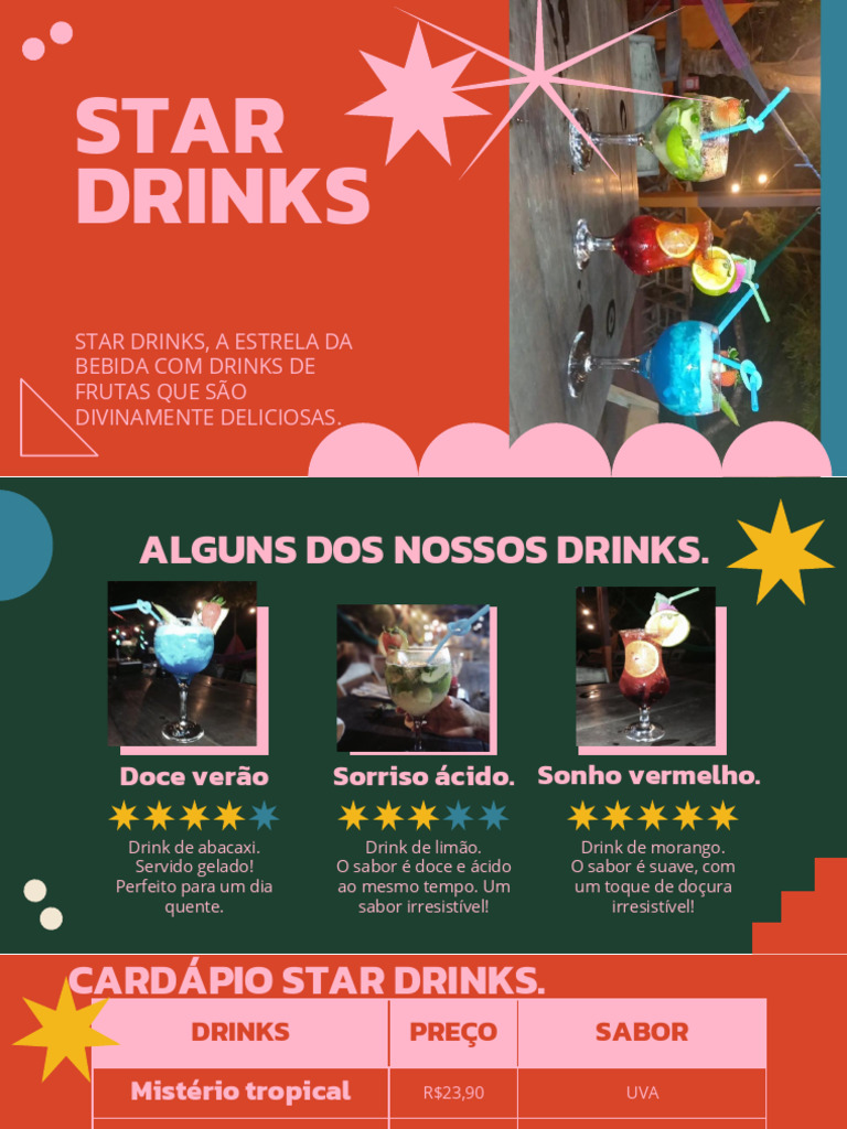 Cardápio Irresistível de Drinks | PDF