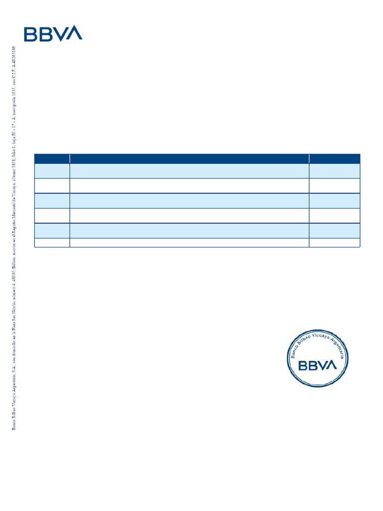 Extracto Bbva Carlos Matheus | PDF