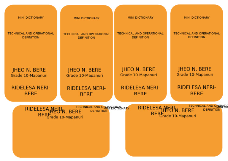 Orange Cover Page | PDF