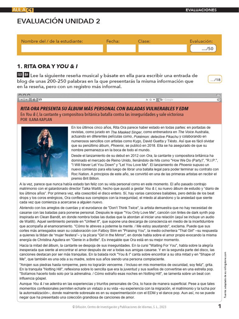 Aula c1 Eva U02 | PDF