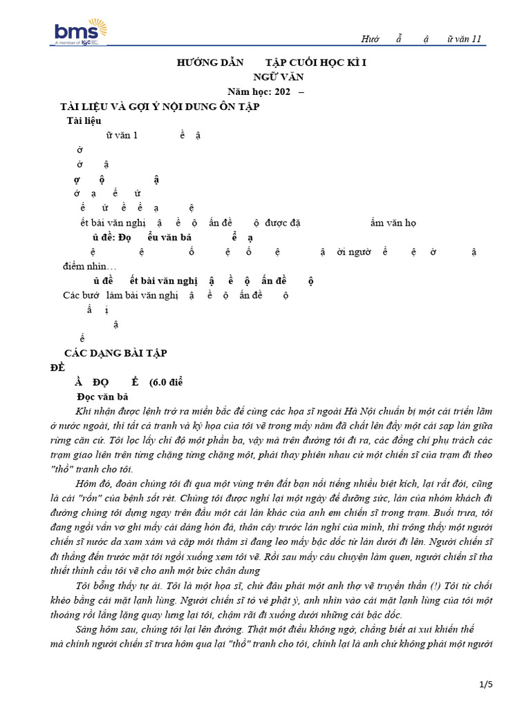 CK1 - K11 - ĐC - VĂN - Final | PDF