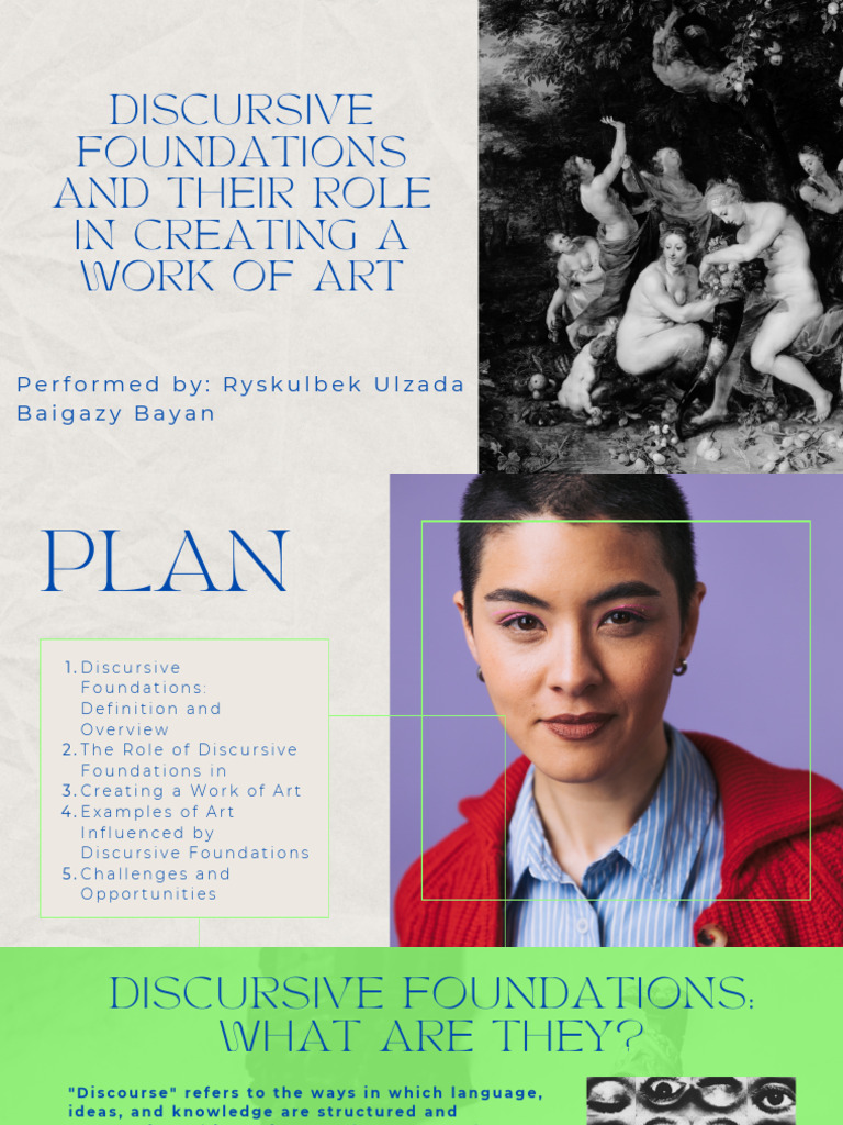 1.discursive Foundations Definition and Overview 2.the Role of ...