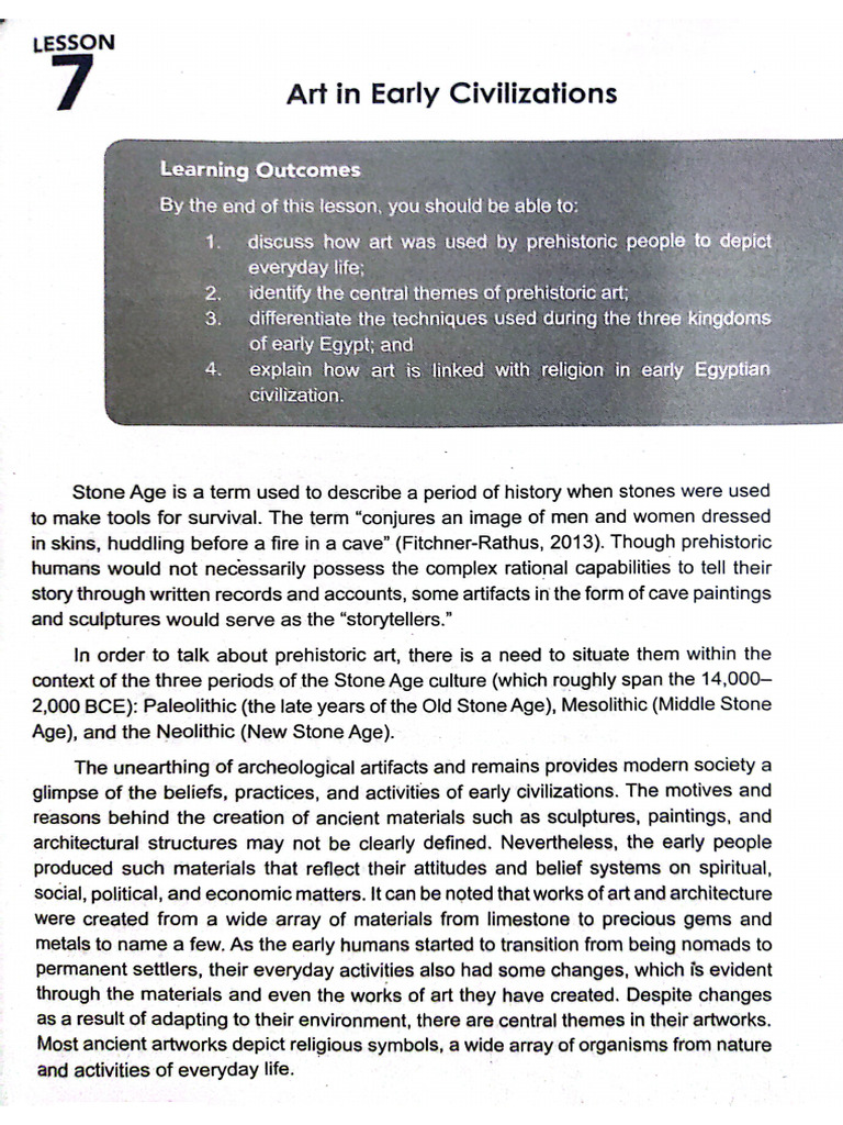 Art Appreciation Lesson 7 | PDF