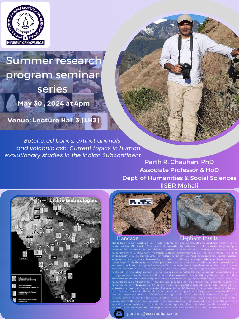 SRP Seminar - Parth Chauhan | PDF | Homo | Human