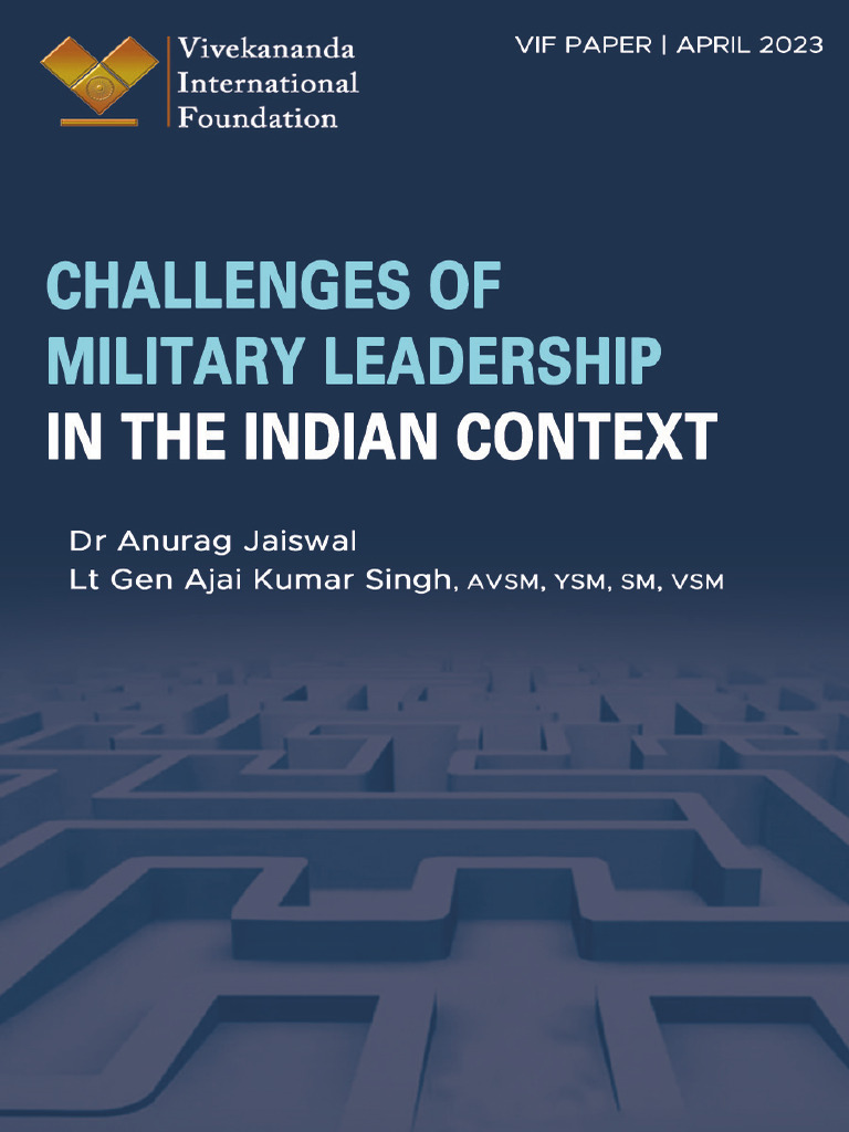 Military Leadership Challenges in India | PDF | Military | Leadership