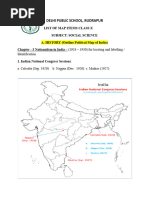Class - 10th History Map Work | PDF