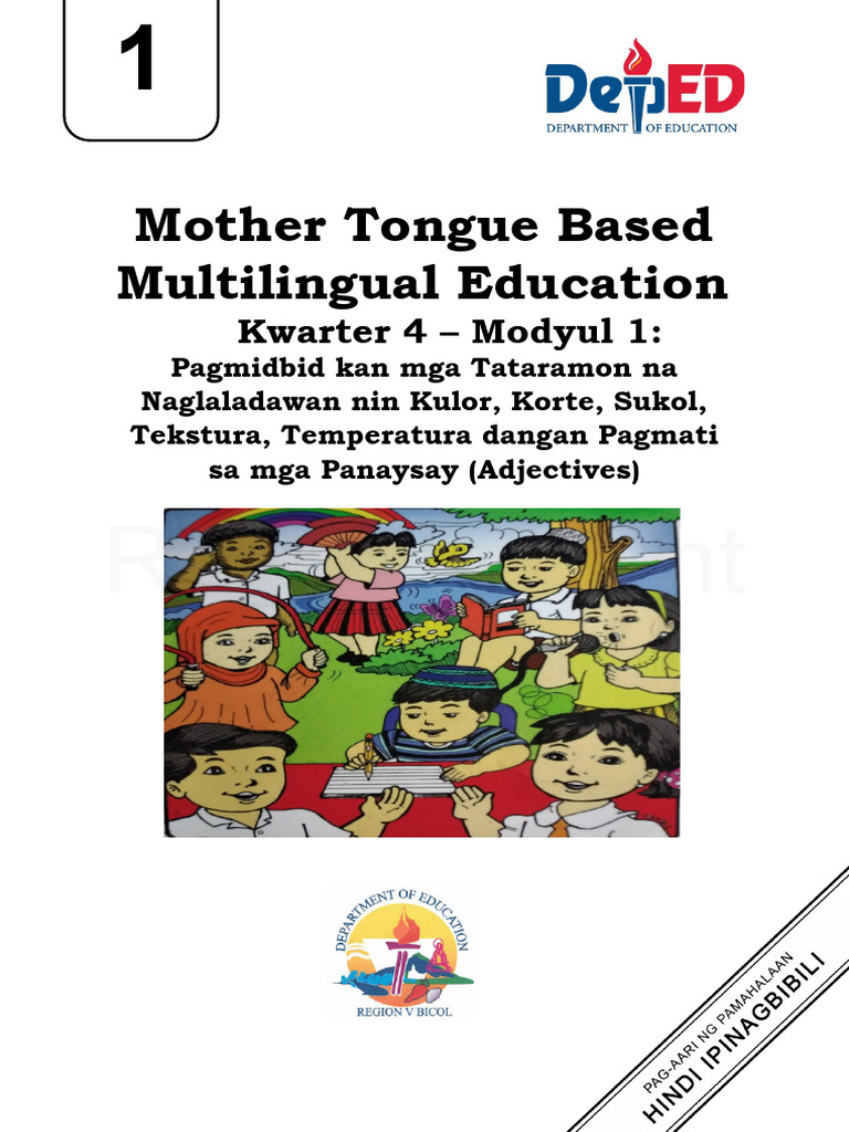 Grade-1-Kwarter-4-Modyul-1 | PDF