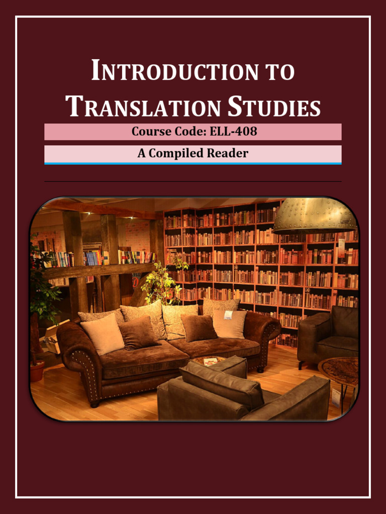 Introduction to Translation Studies | PDF | Translations | Semantics