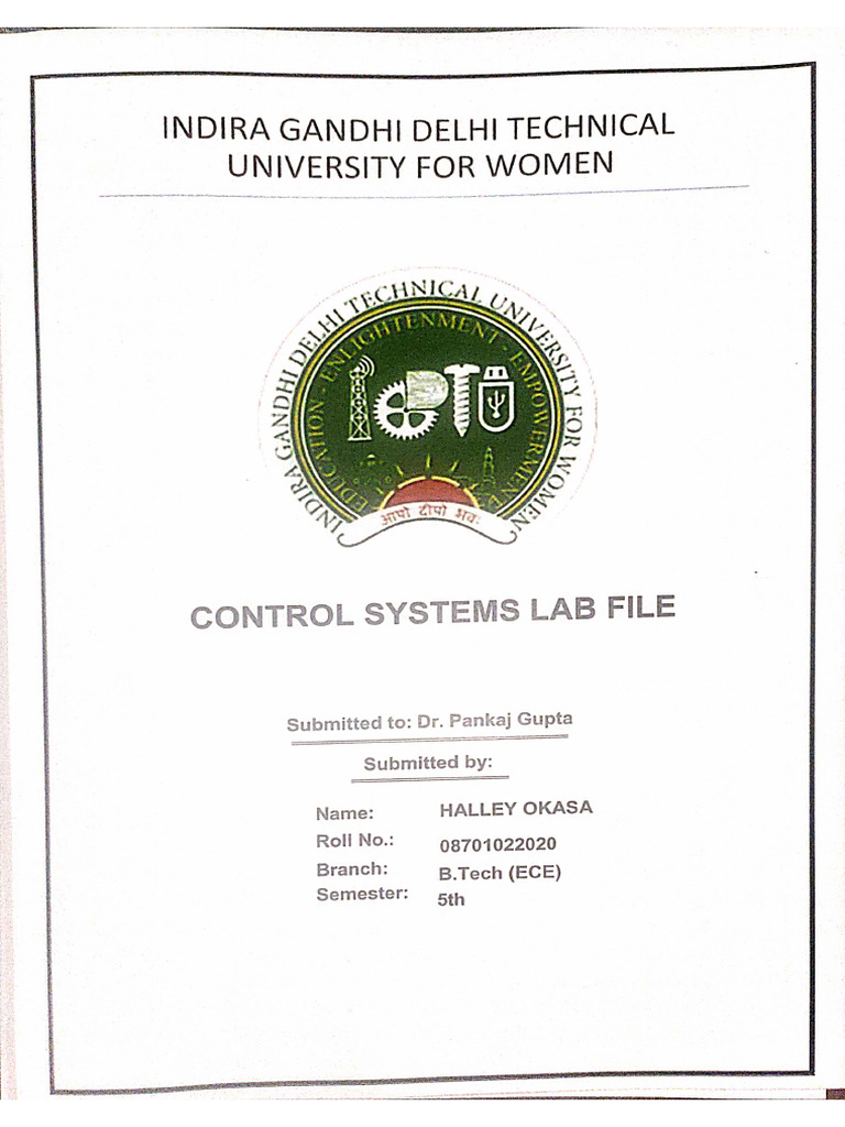 controls lab file senior | PDF