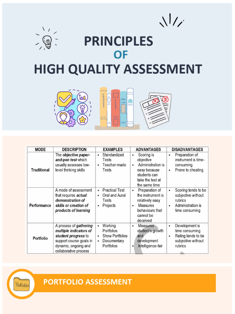 Principles of High Quality Assessment | PDF | Educational Assessment | Validity (Statistics)