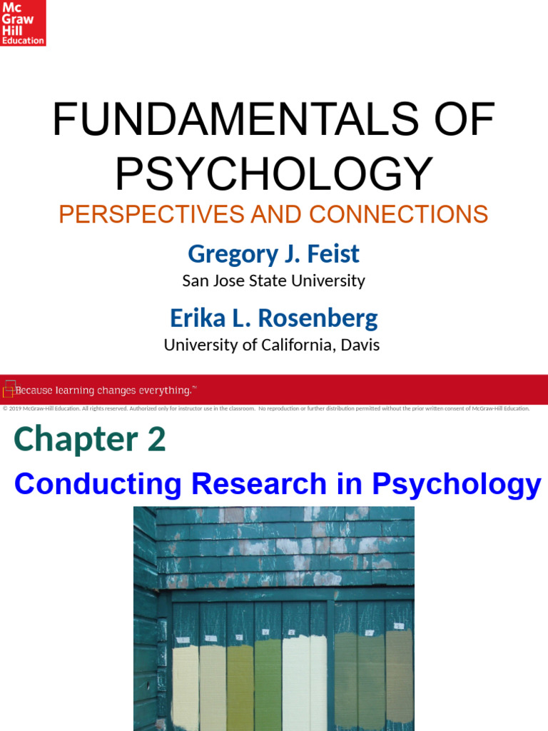 Fundamentals of Psychology: Gregory J. Feist Erika L. Rosenberg | PDF ...