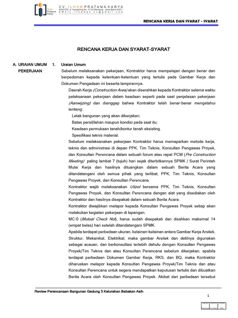 Rks Review Baksih Ok Rev1 | PDF