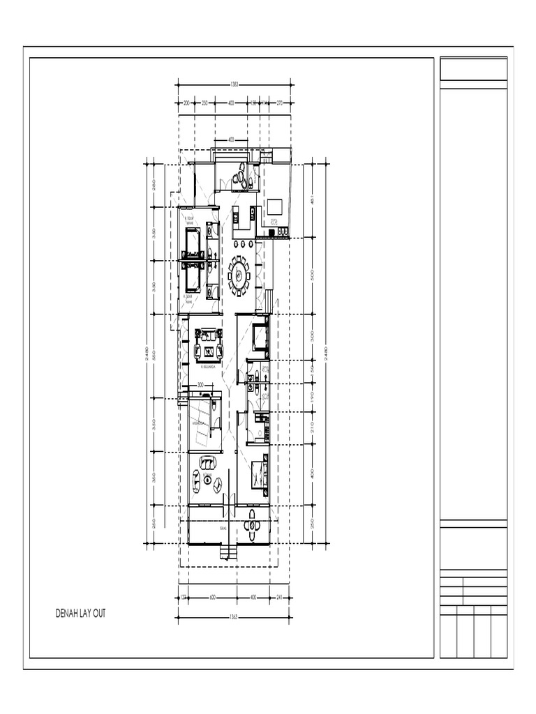RUMAH TEH LIVA LAYOUT-Model | PDF