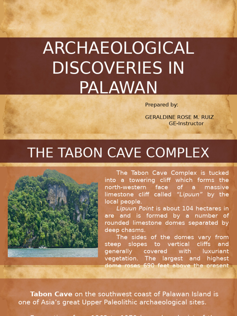 Tabon Man: Key Archaeological Findings | PDF | Archaeology | Stone Age