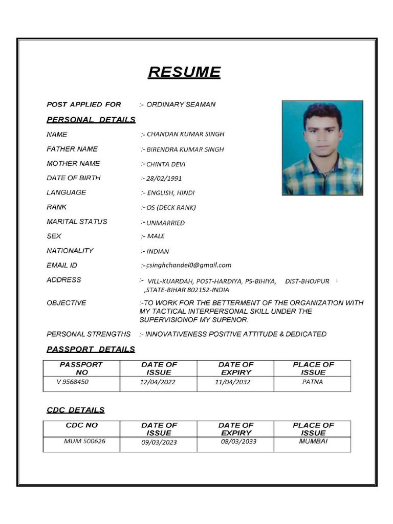 Chandan Kumar Singh | PDF