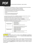 Definición y Clasificación de Las Dificultades Del Aprendizaje | PDF | Manual Diagnóstico y ...