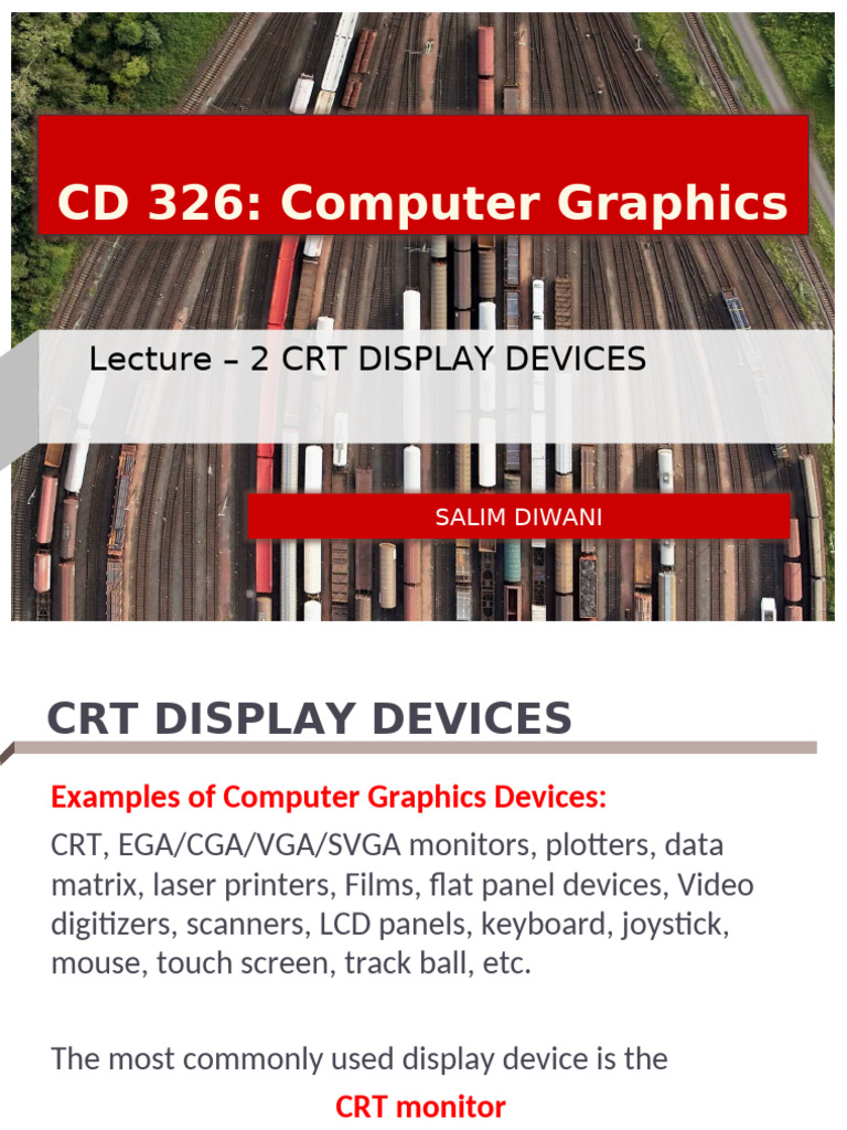 Computer Graphics Lecture 2.ppt - 0 | PDF | Computer Engineering ...