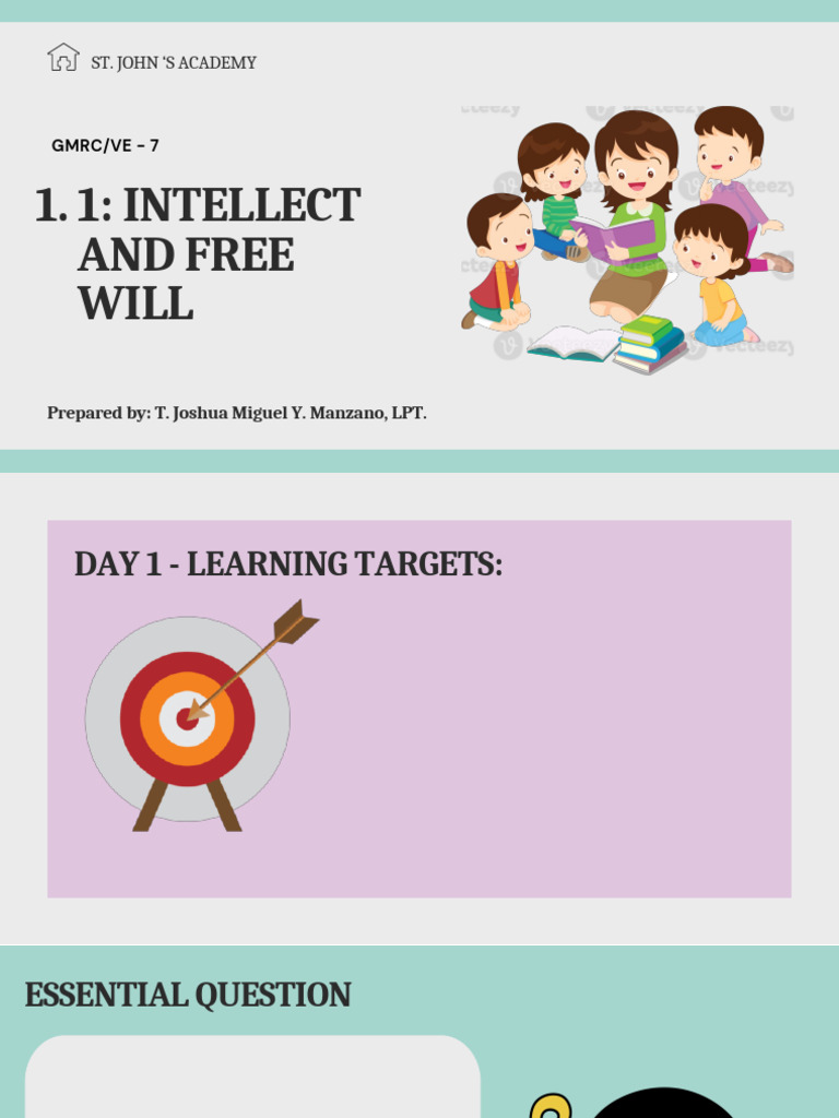 Understanding Intellect and Free Will | PDF | Free Will | Senses