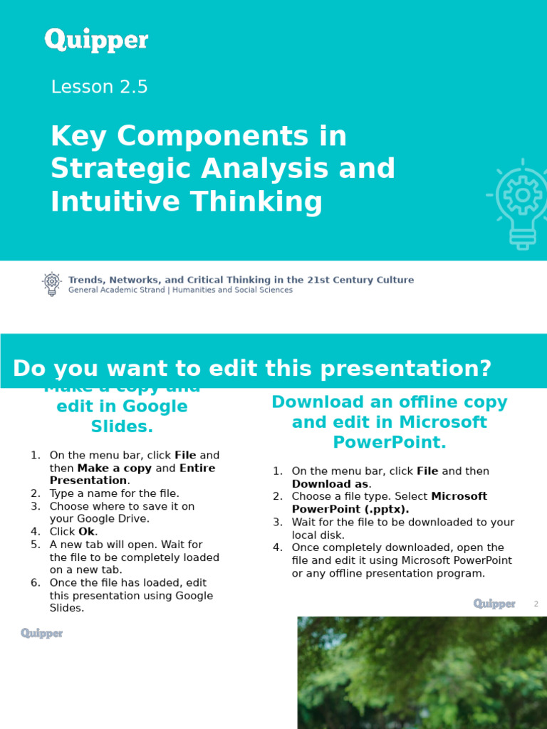 Strategic Analysis and Intuitive Thinking | PDF | Thought | Intuition