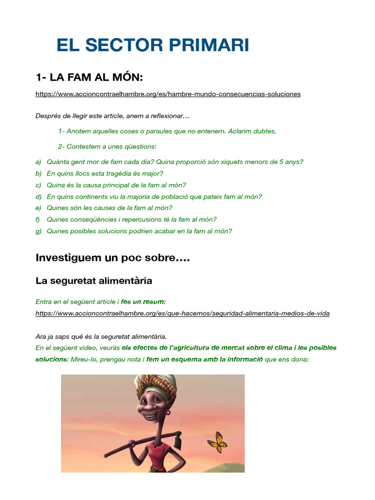El Sector Primari | PDF