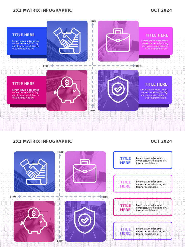 2X2 Matrix Infographic | PDF