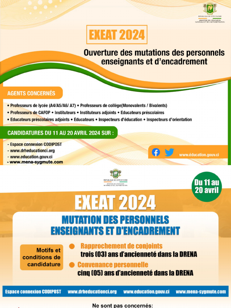 Exeat 2024 Infos | PDF