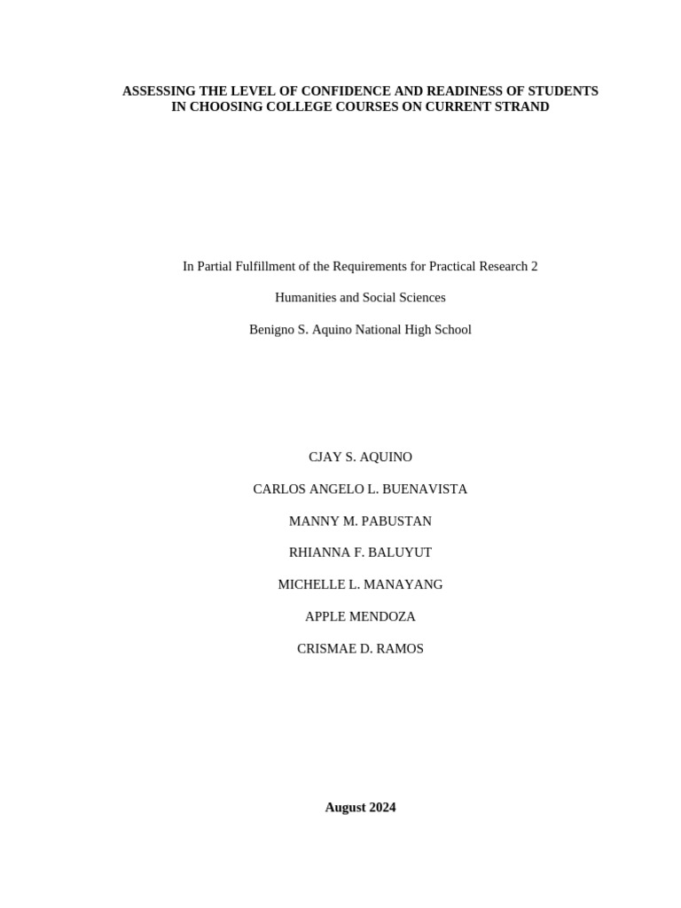 Choosing College Courses: HUMSS Insights | PDF | Social Sciences ...