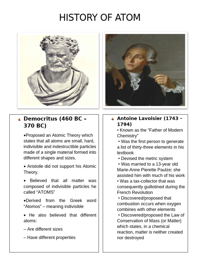 History of Atom | PDF