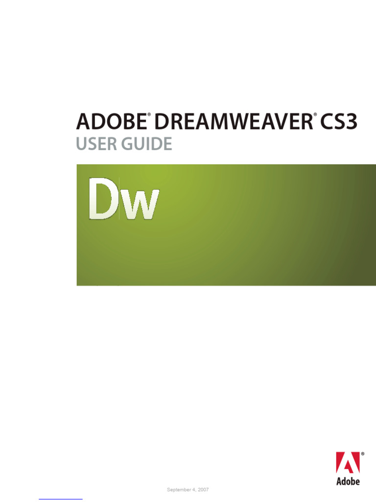 38040334 Dreamweaver Cs3 | PDF | Xslt | Software