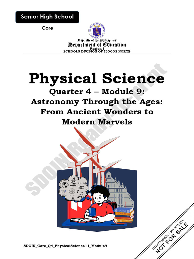 CORE PhysicalScience11 Q4 M9 W1 Astronomy Through The Ages From Ancient ...