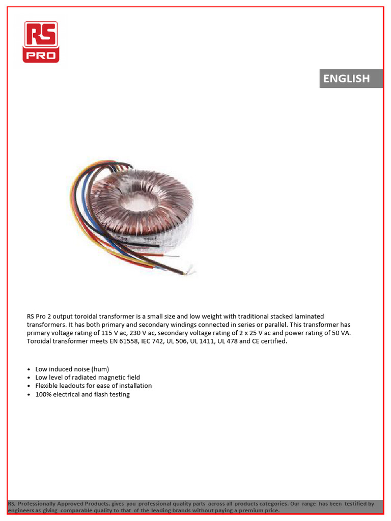 0900766b8157a9b4 | PDF | Transformer | Alternating Current