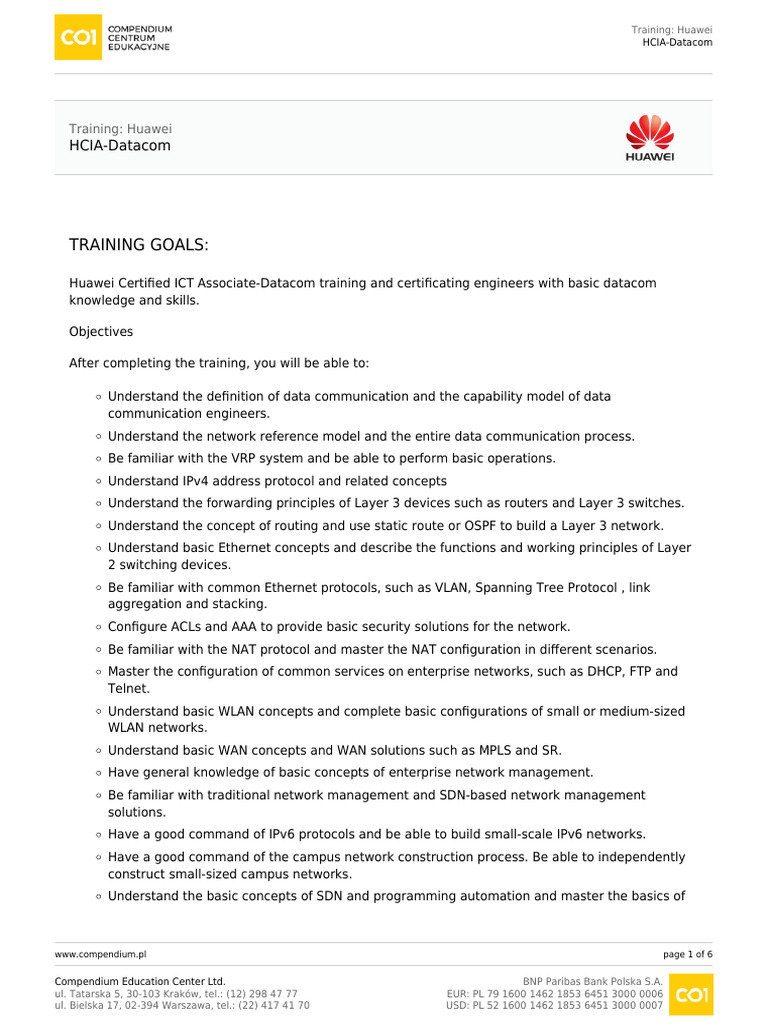 compendium-training-879-hciadatacom | PDF | Computer Network | I Pv6