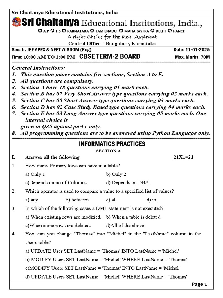 11-01-2025 - JR - JEE APEX & NEET WISDOM (Reg) - BOARD - TERM-2 - IP ...