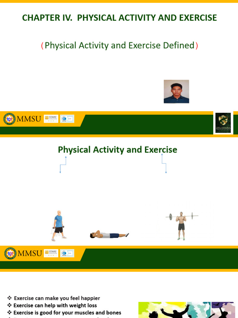Chapter Iv. Physical Activity and Exercise | PDF | Physical Exercise ...