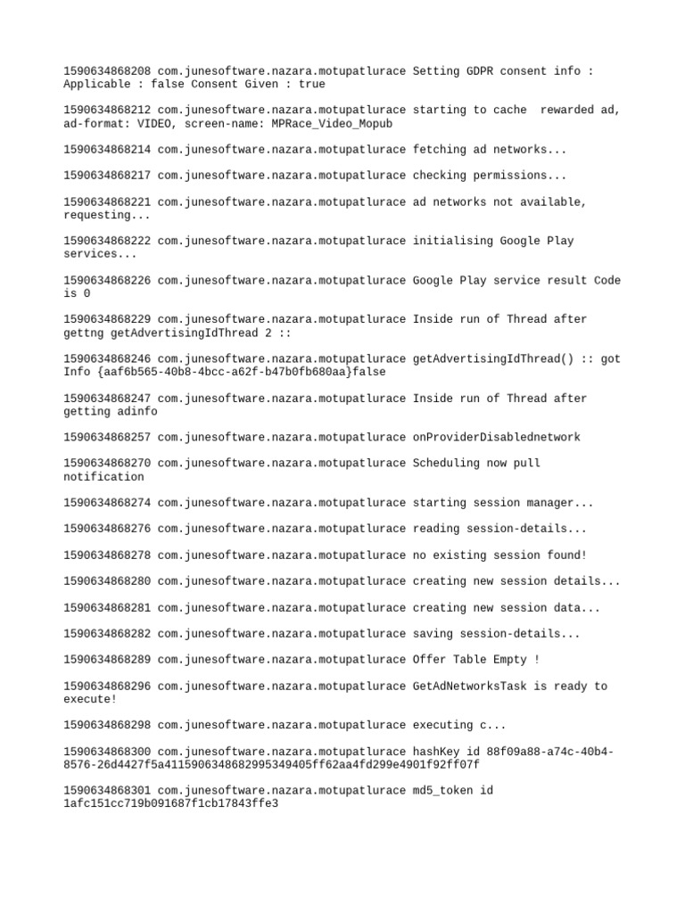pokktlogs_e1790d00fa4f49045a1c1af7e7d82f73 | PDF | Java (Programming Language) | Computer Science