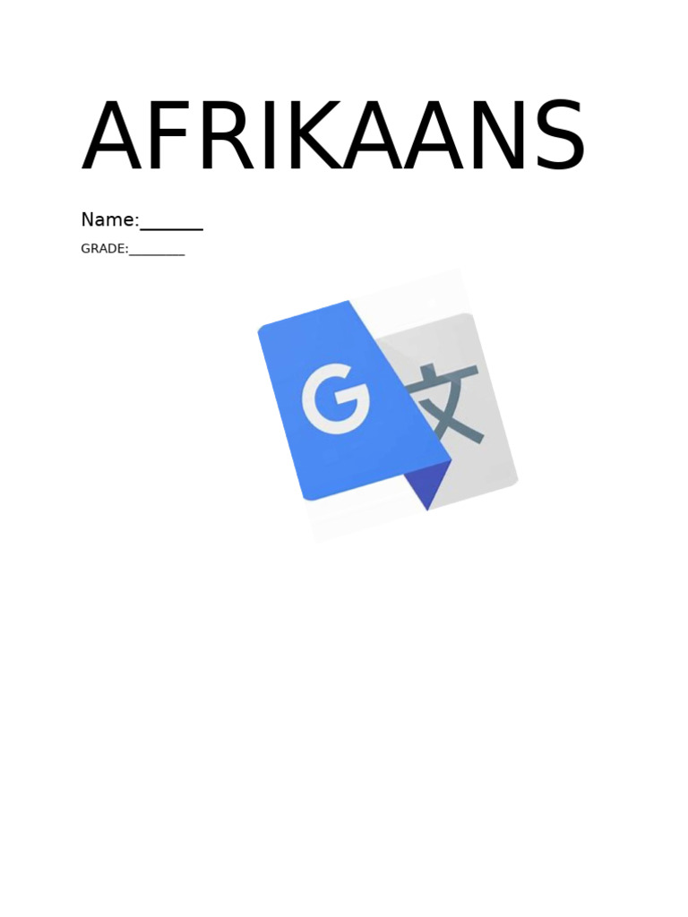AFRIKAANS | PDF