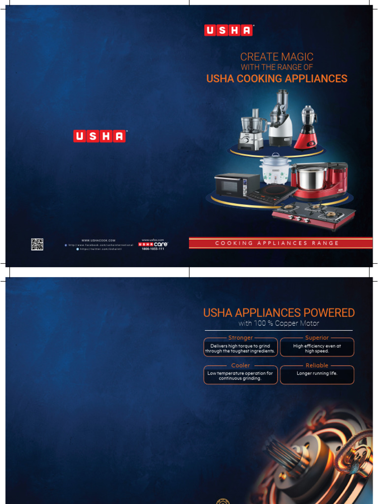 Cooking Range Brochure - 19!10!23 | PDF | Food Processor | Blender