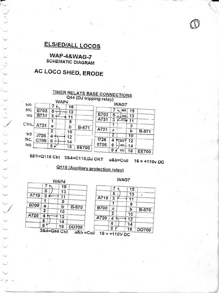 Relay Base Connection Diagram | PDF
