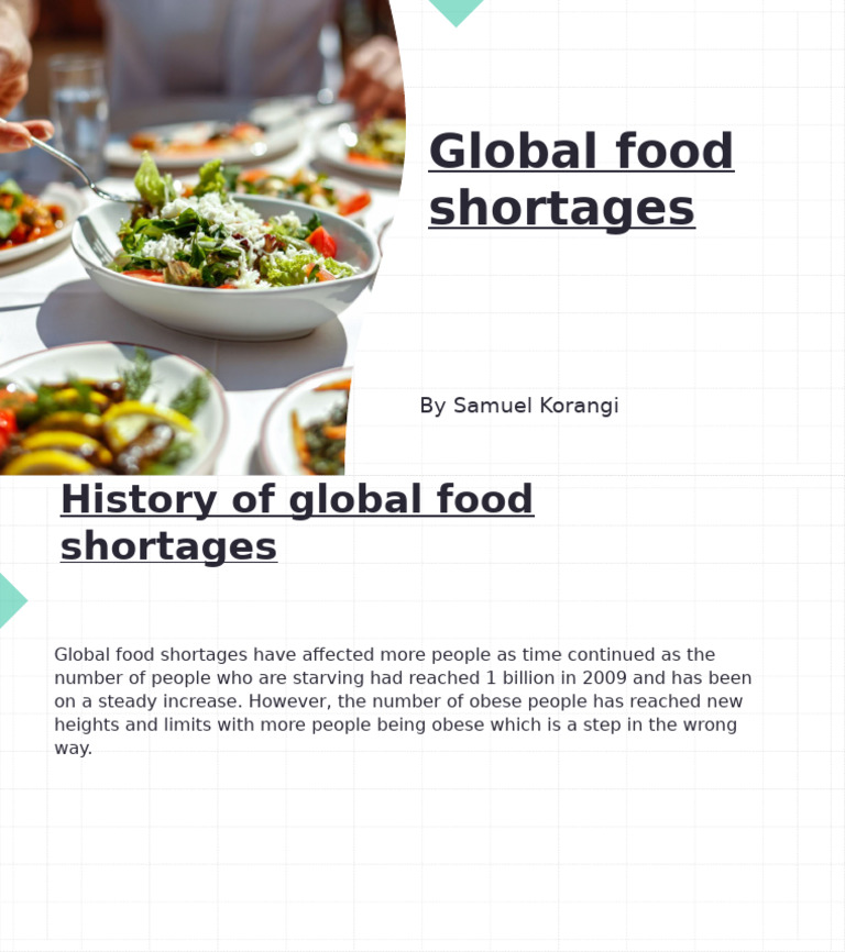 Global Food Shortages Overview | PDF