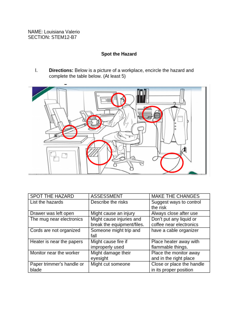 Spot The Hazard | PDF