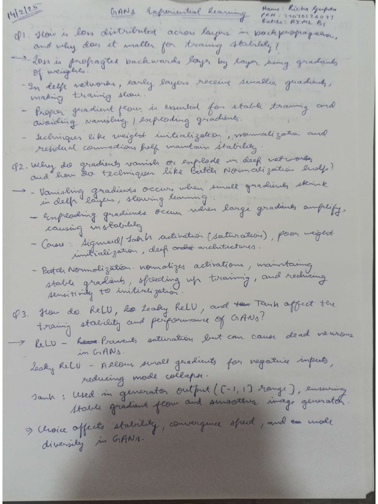 GANS Exp Learning | PDF