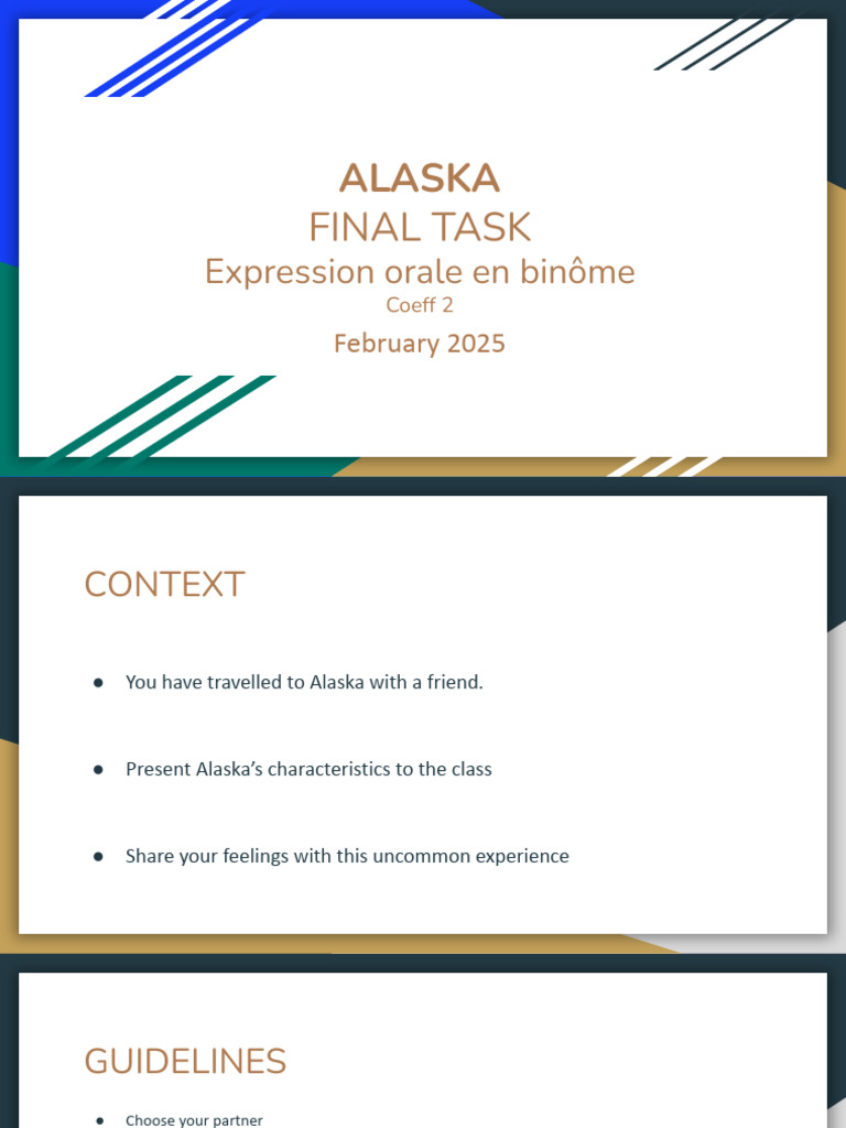 Exploring Alaska: Presentation Guide | PDF
