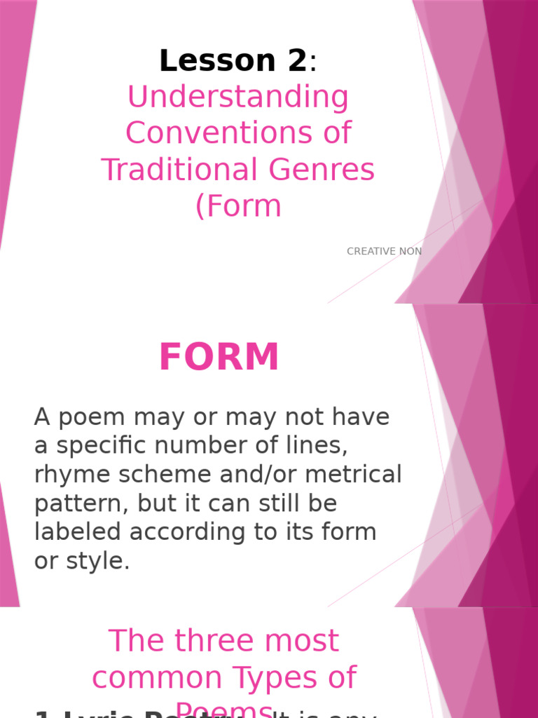 Lesson 2 CNF Copy | PDF | Poetry | Sonnets