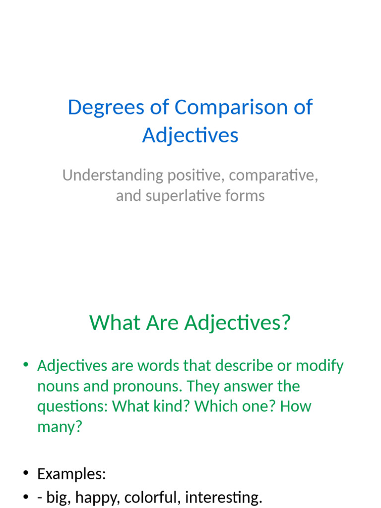 Degrees_of_Comparison_Adjectives_Updated | PDF
