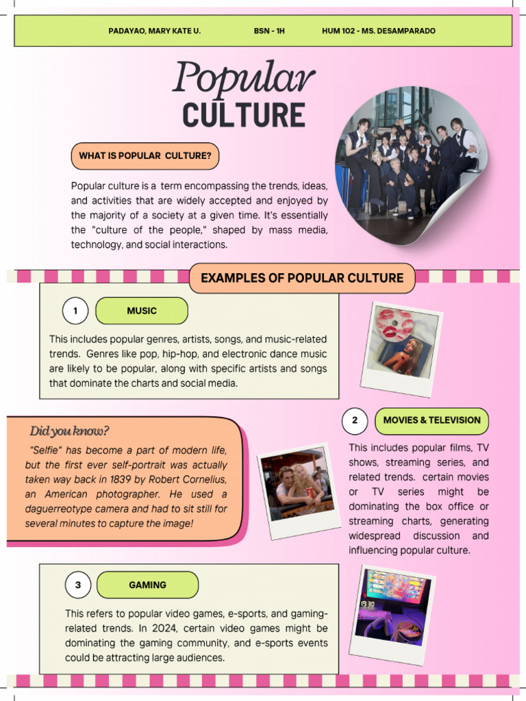What Is POPULAR CULTURE | PDF
