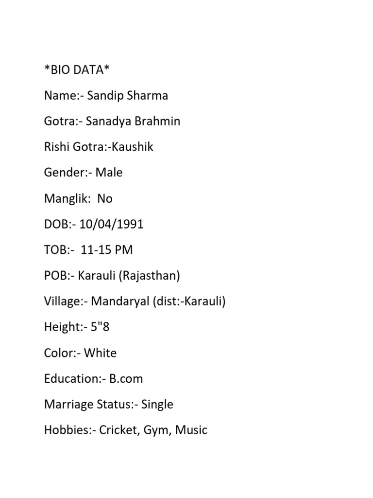 Sandip Sharma Surat | PDF