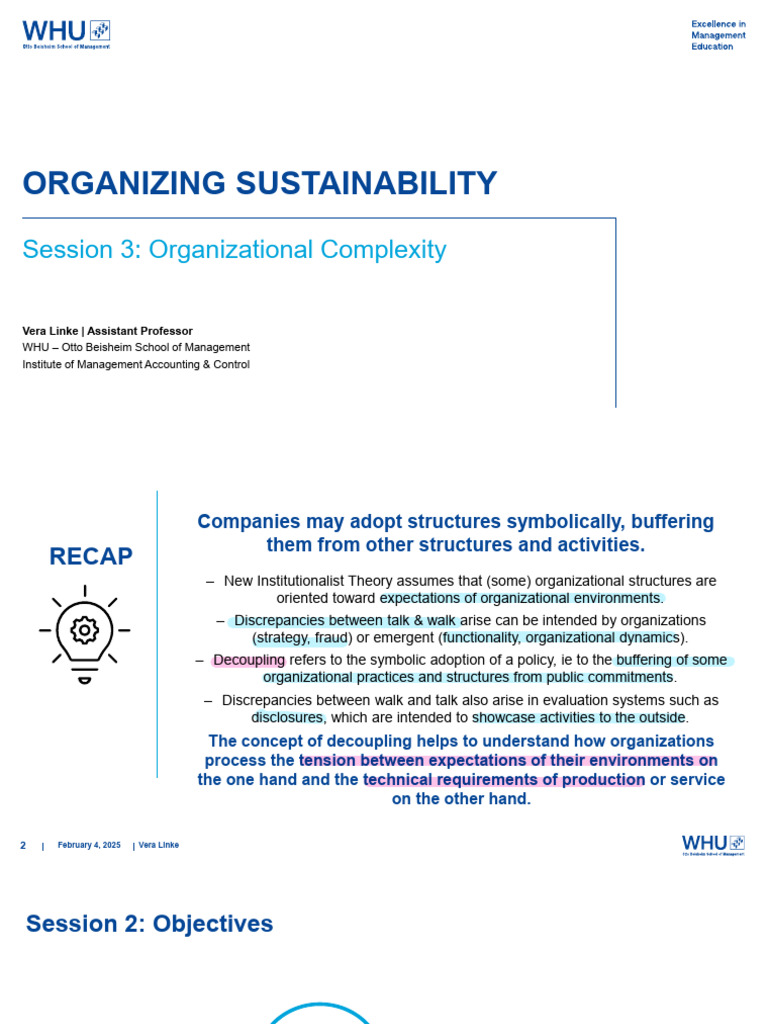 Organization Complexity | PDF | Sustainability | Uncertainty