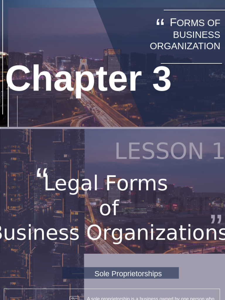 Chapter 3 Bs Fm1 | PDF | Partnership | Sole Proprietorship